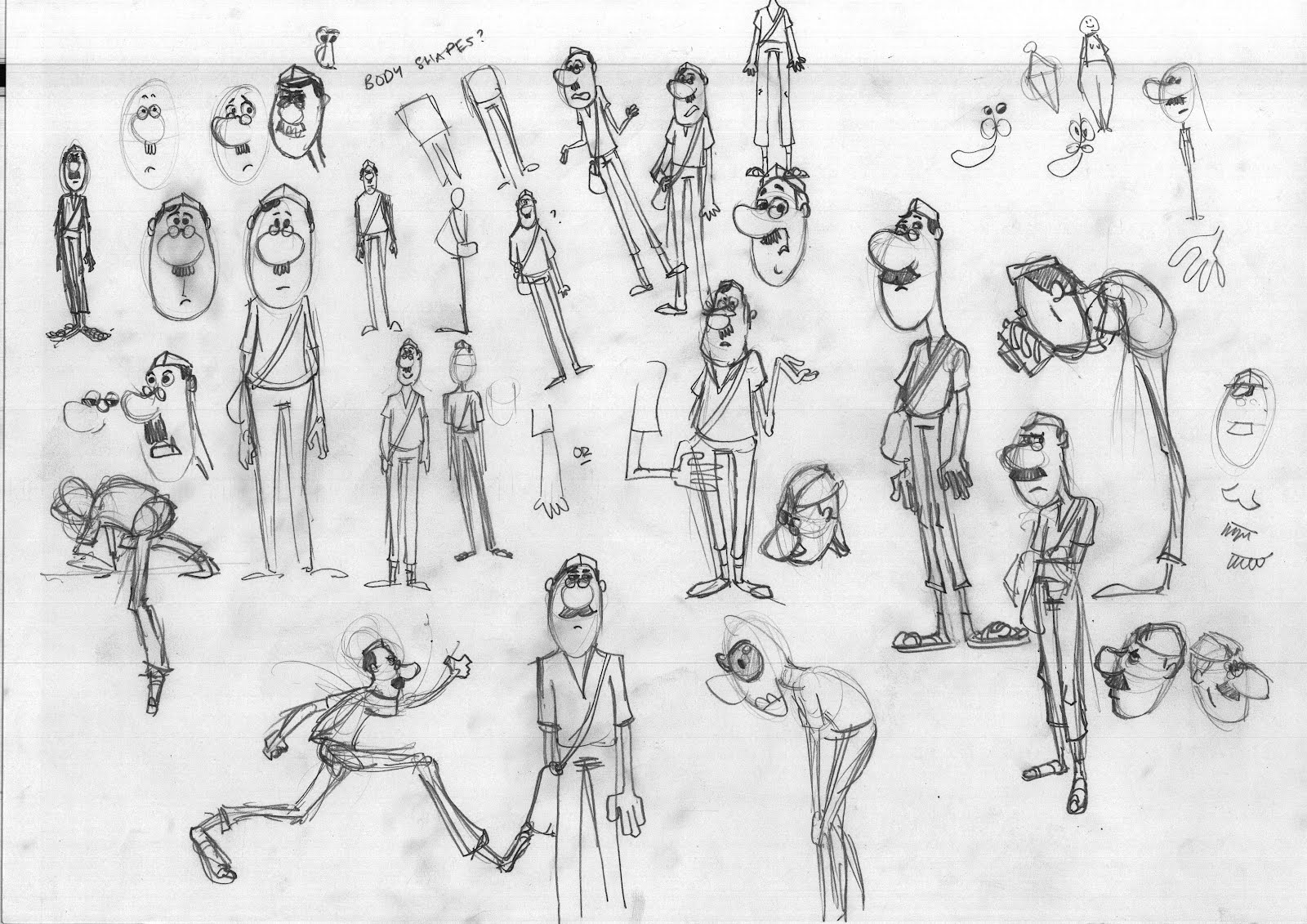 THE GREEDY PENCIL: Postman character Design!