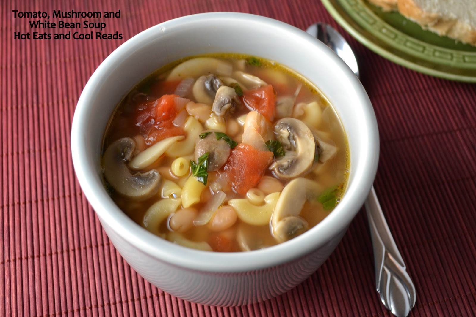 Tomato, Mushroom and White Bean Soup Recipe