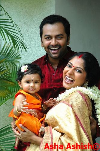 Asha Ashish: Malayalam Actor Indrajith and Poornima indrajith with ...