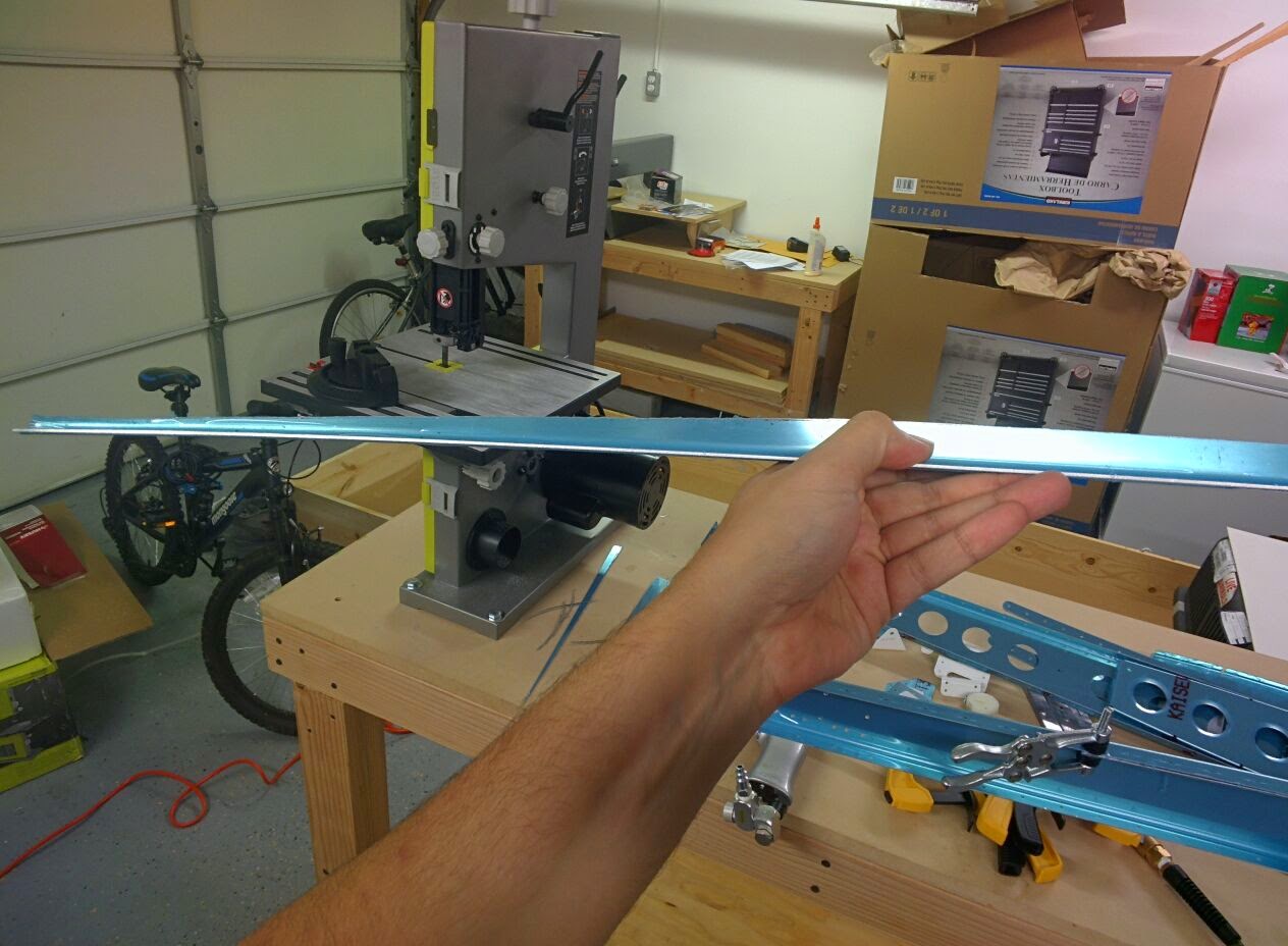 Damazio family's RV-10 project: Vertical stabilizer: rear spar caps ...