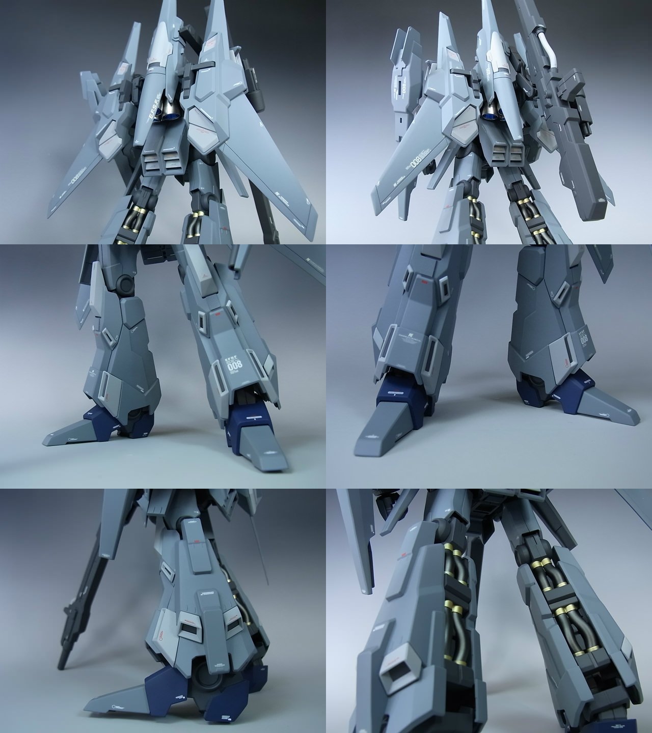 GUNDAM GUY: MG 1/100 RGZ-95C ReZEL [Commander Type] - Painted Build