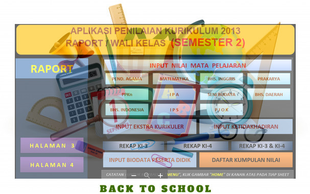 Aplikasi Penilaian K13 SD Revisi 2018 Lengkap