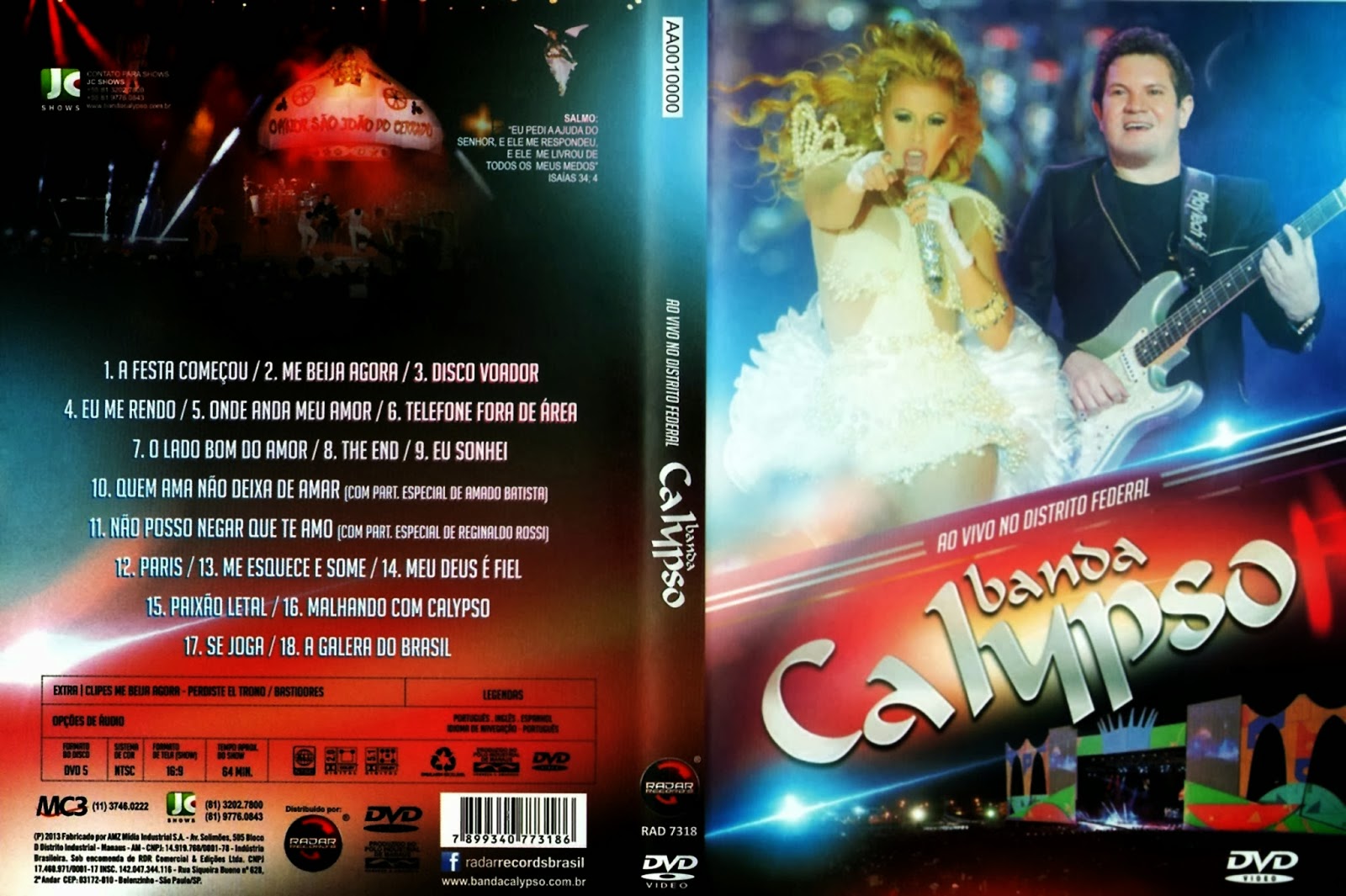 Capa Banda Calypso - Ao Vivo no Distrito Federal - O Melhor em capas do ...