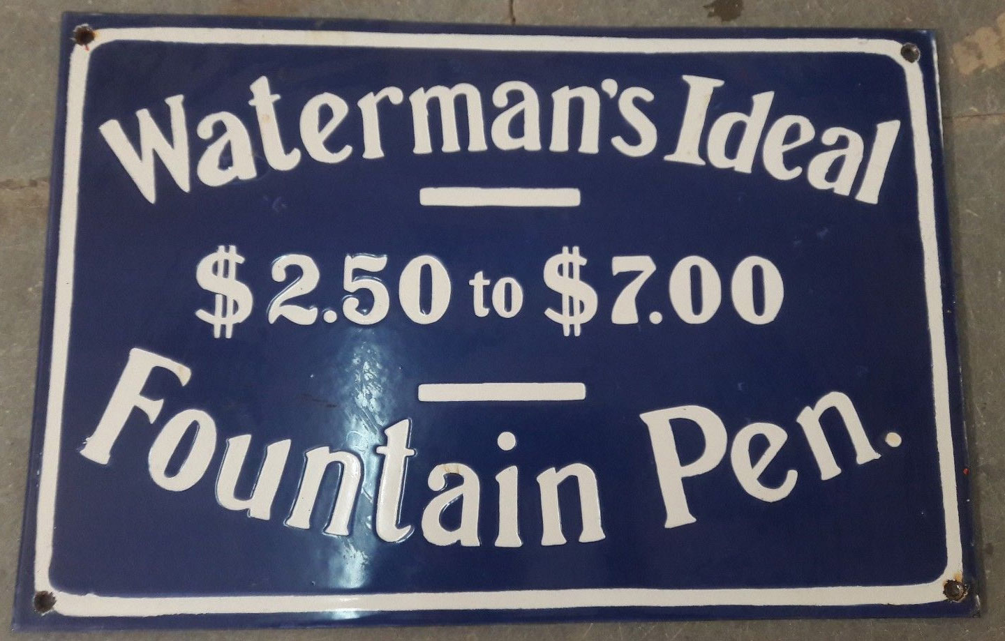 Vintage Pen News: Fake alert: advertising signs from India