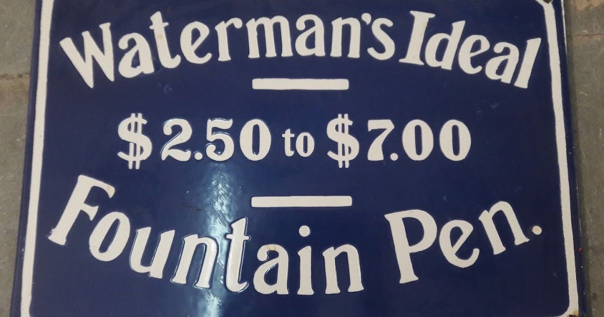 Vintage Pen News: Fake alert: advertising signs from India