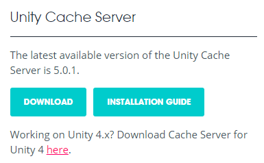 Kevin's Unity: Unity Cache Server使用教學