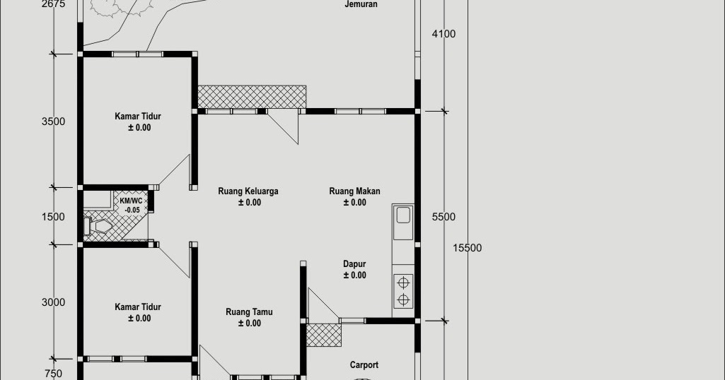 Info Koleksi 35+ Denah Rumah Type 65