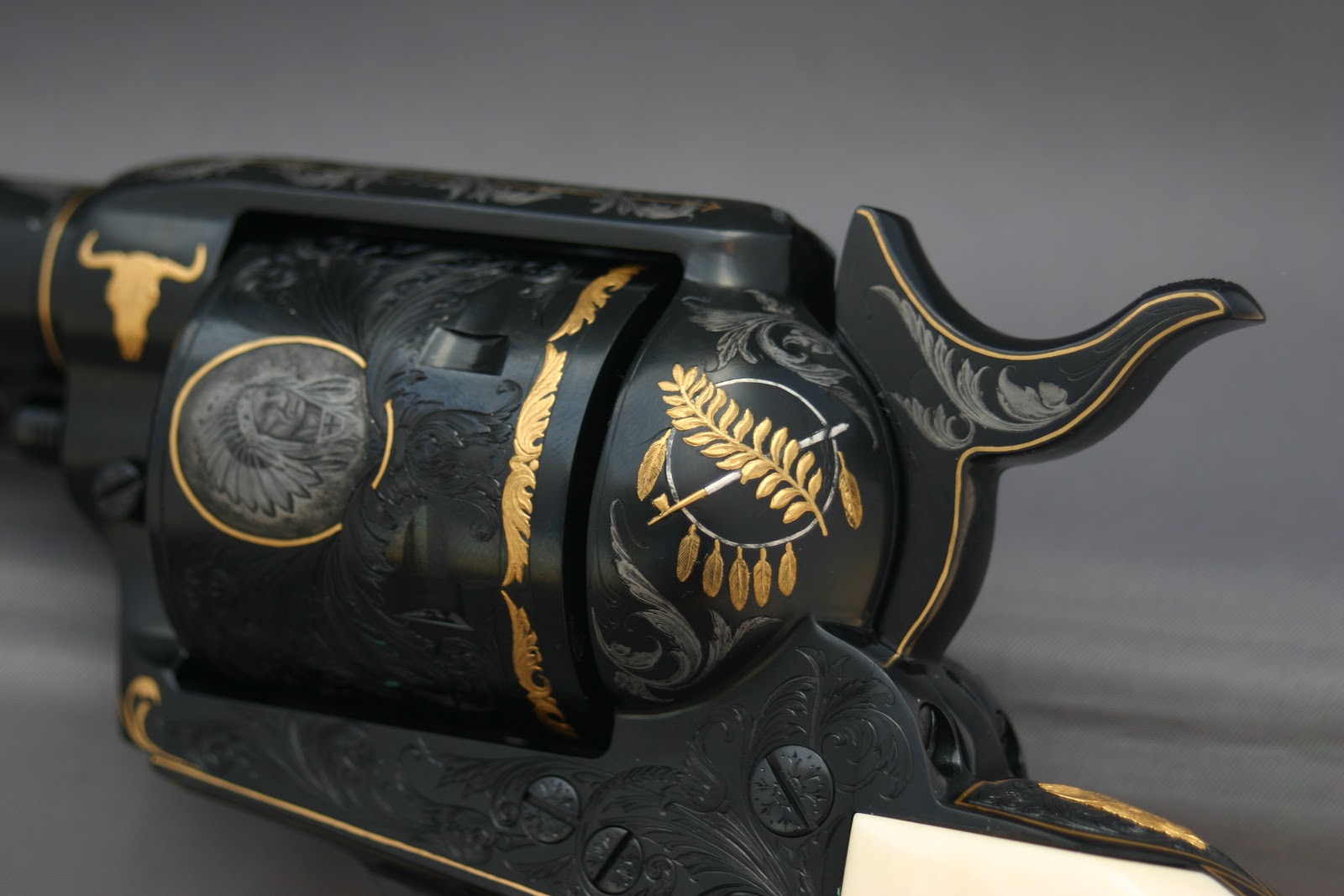 Jim Blair Engraving: Gun Engraving, The Art and Craftsmanship of gold ...