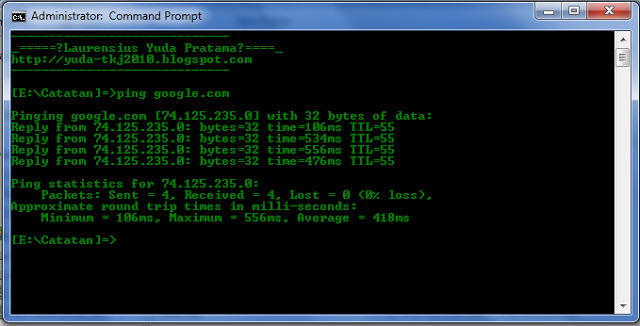 Fungsi dan Cara Cek PING