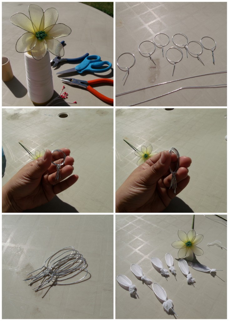 Rad Linc Crafts: Nylon Flower Daisy