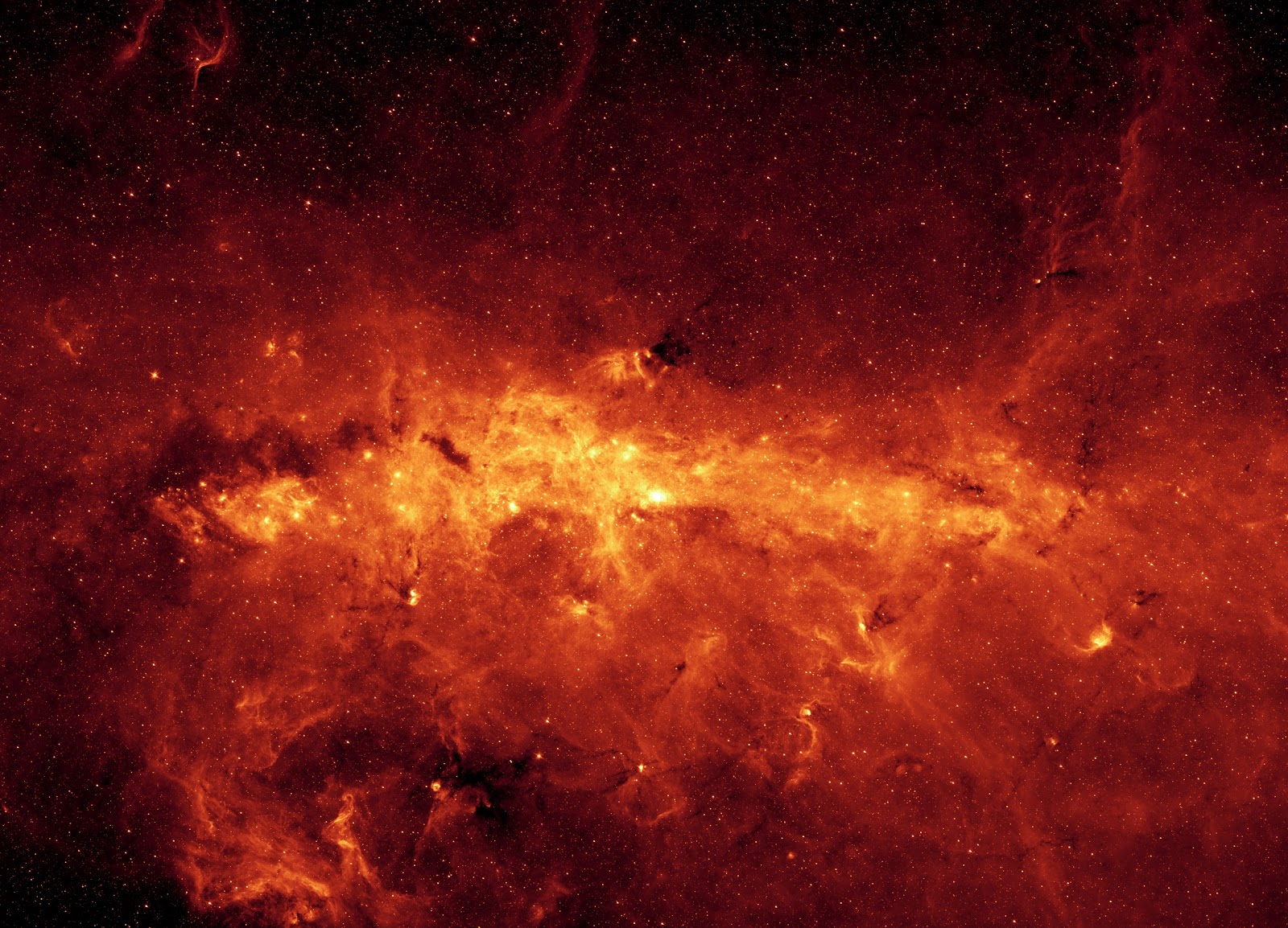 Center of the Milky Way Galaxy in the Infrared | Earth Blog Center of the Milky Way Galaxy in the Infrared | Earth Blog