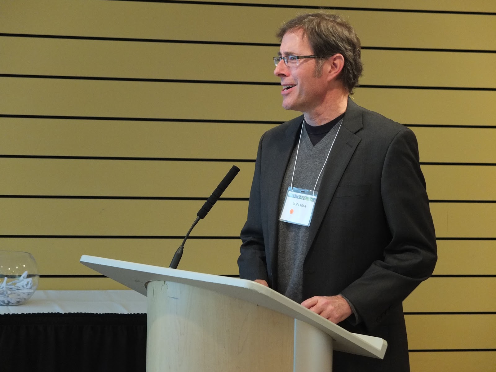 CLIC News: Leif Enger at 2012 CLIC Luncheon