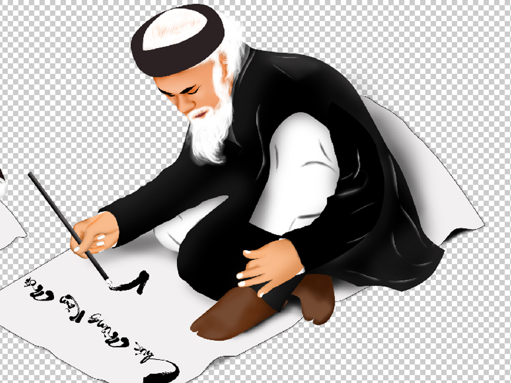 vector ông đồ - shopvectorvn