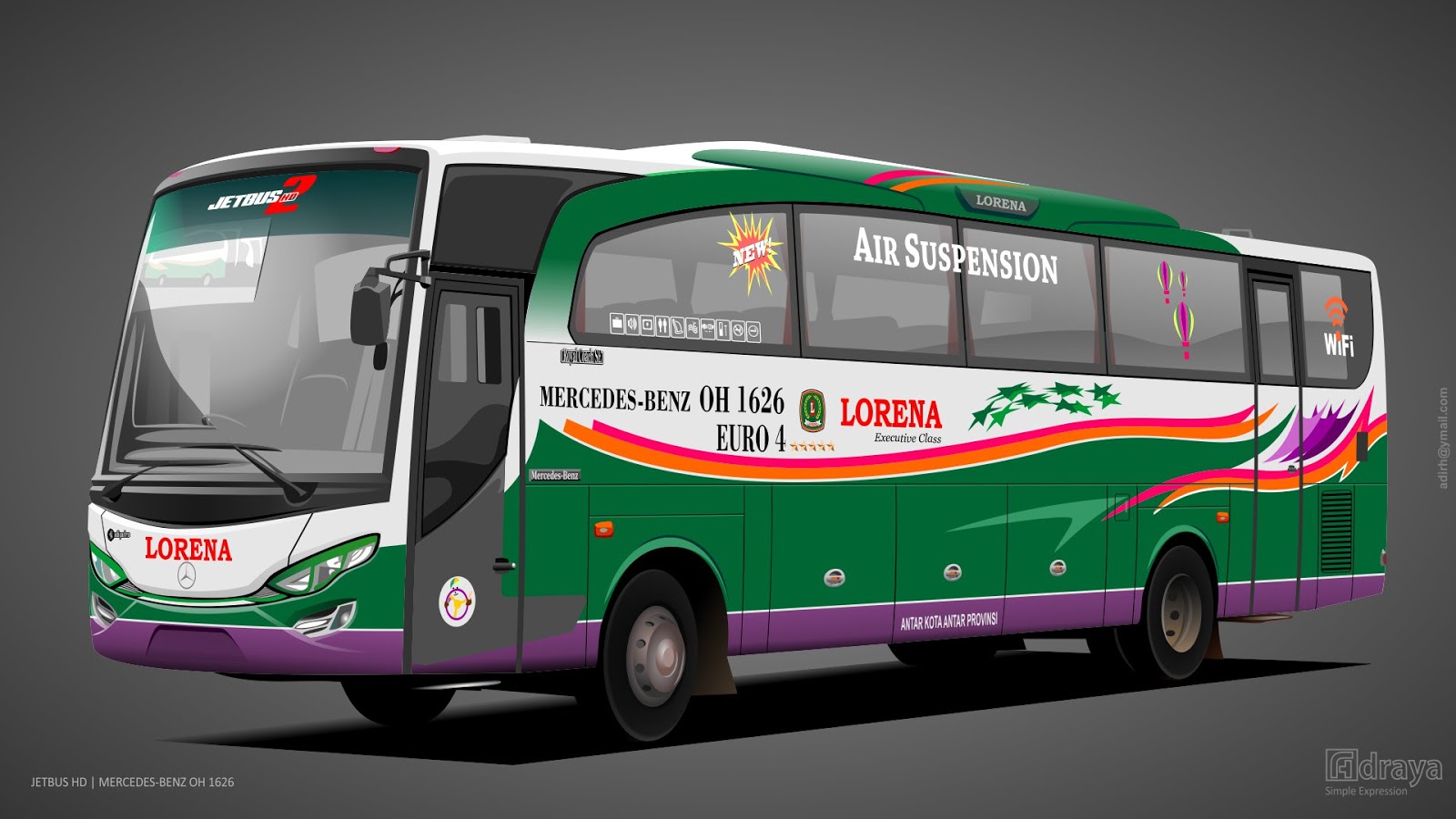 Adraya Blog: Vector - Bus Edition