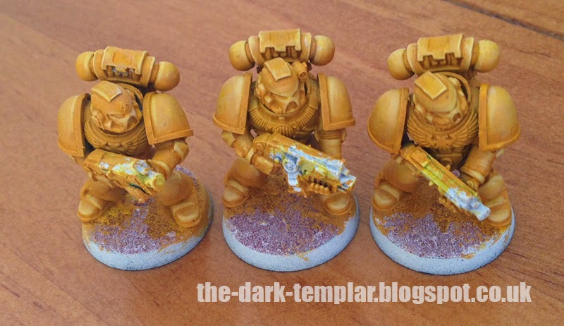 The Dark Templar: 40k: How To Paint Yellow… part 2