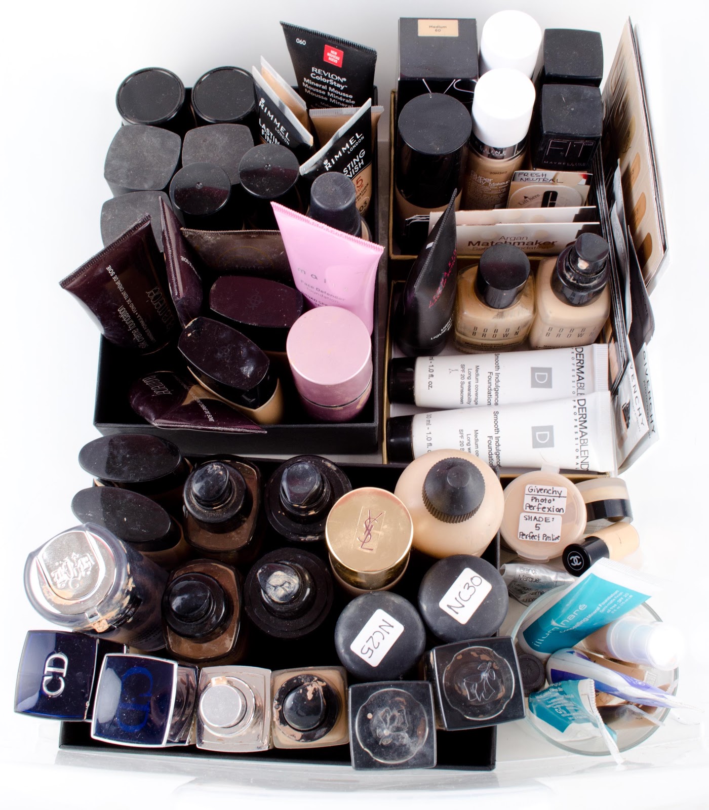 Valentine Kisses: My Makeup Collection & Organization: pics & video!