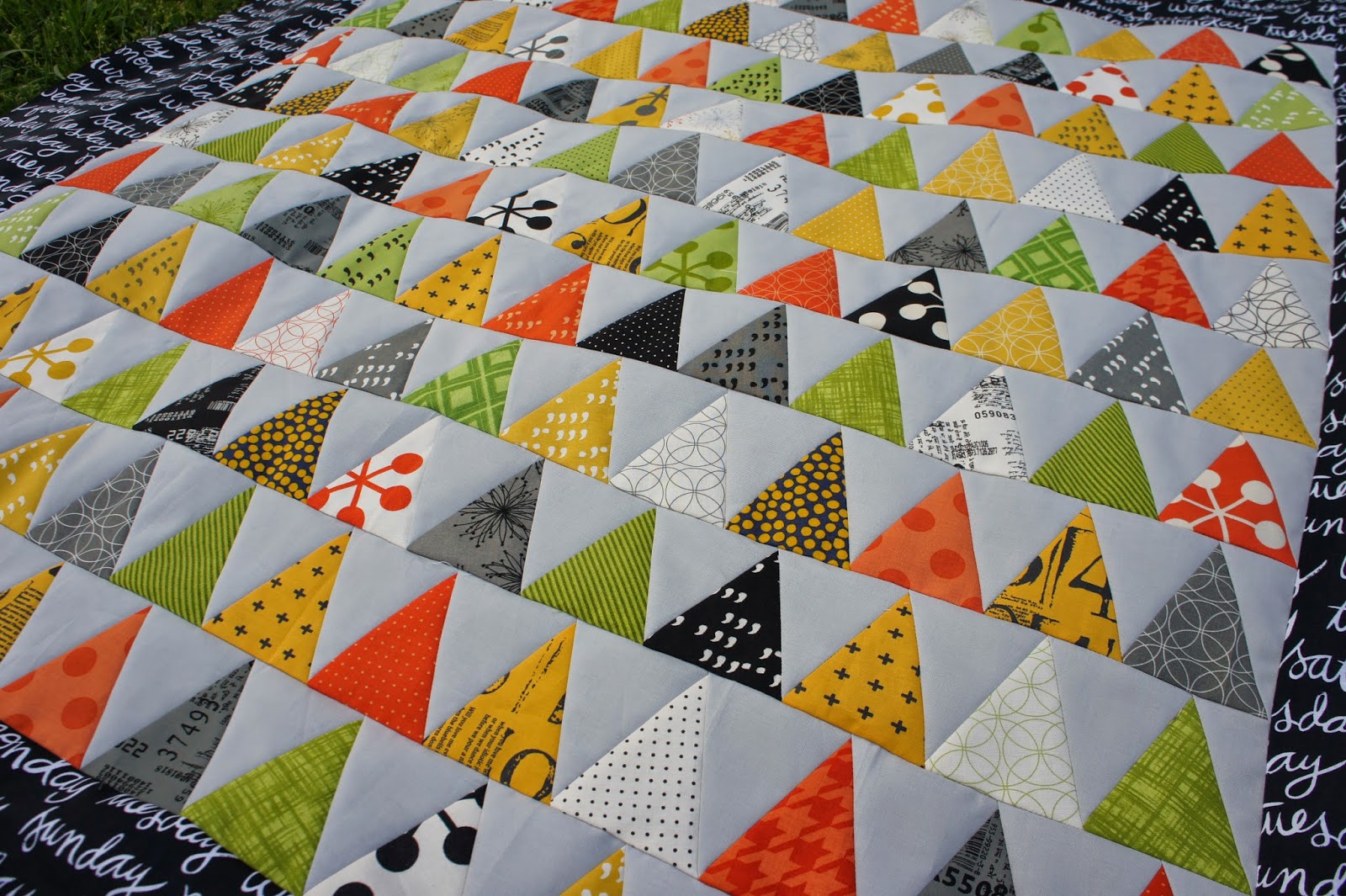 Tracy's Bits N Pieces: Wedge Quilt Flimsy Finish