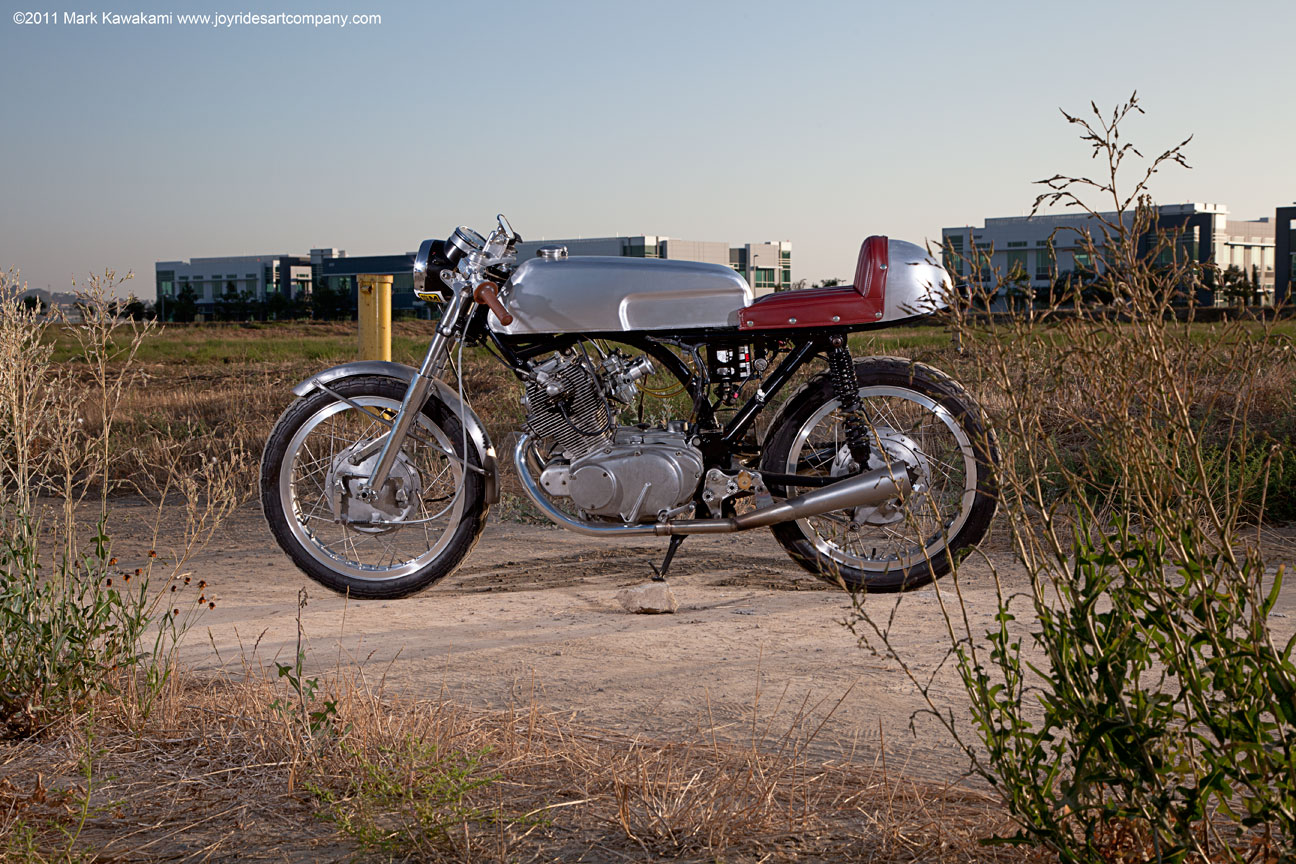 the line begins to blur: 1961 Honda CB77 Superhawk by Len Higa