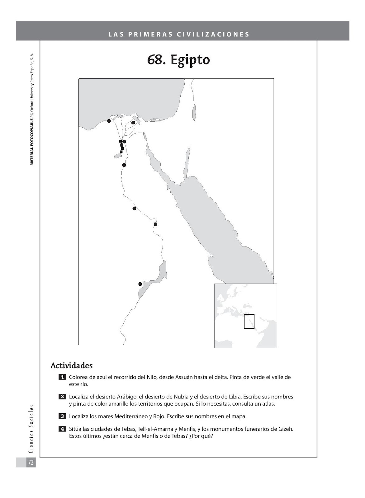 sociales y lengua: Actividades para el Refuerzo y Ampliación sobre el ...