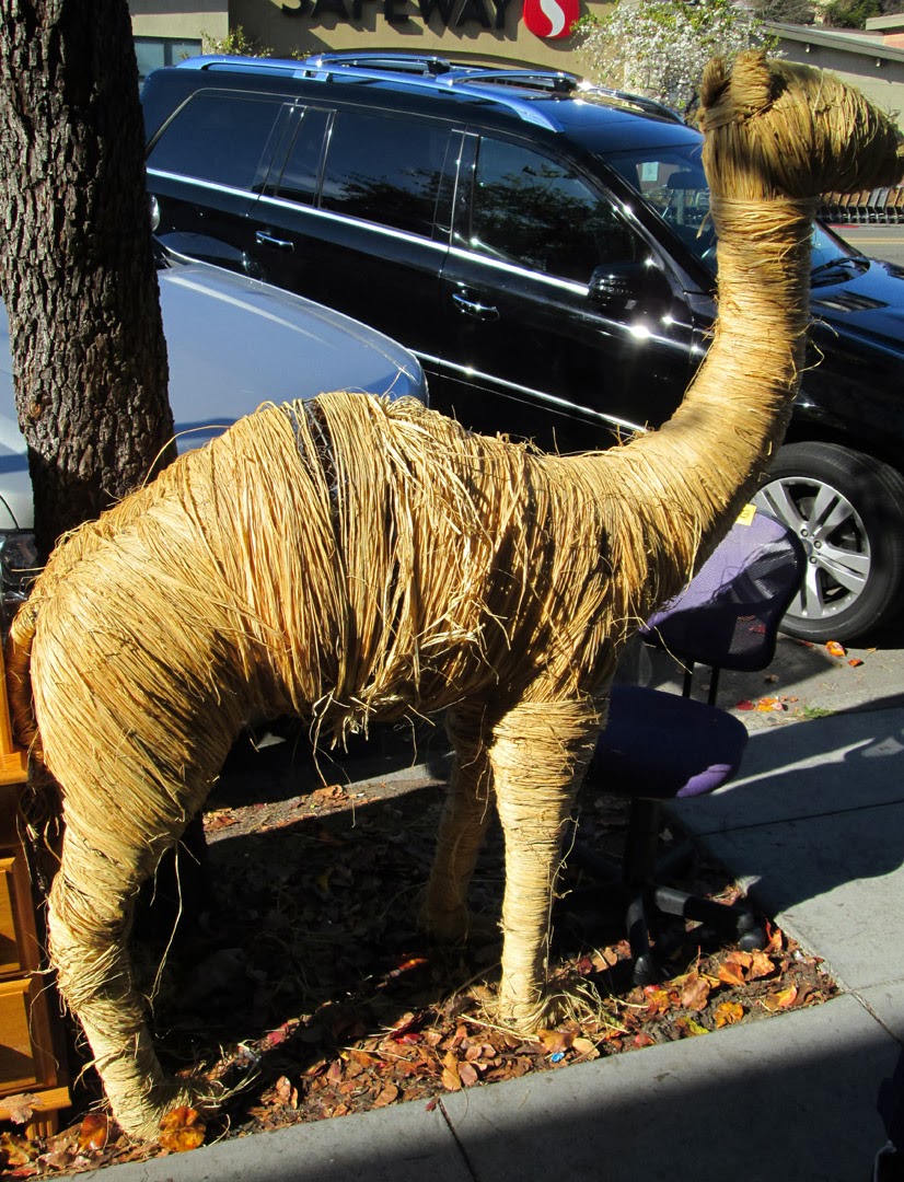 UHURU FURNITURE & COLLECTIBLES: SOLD Giant Straw Camel - $50