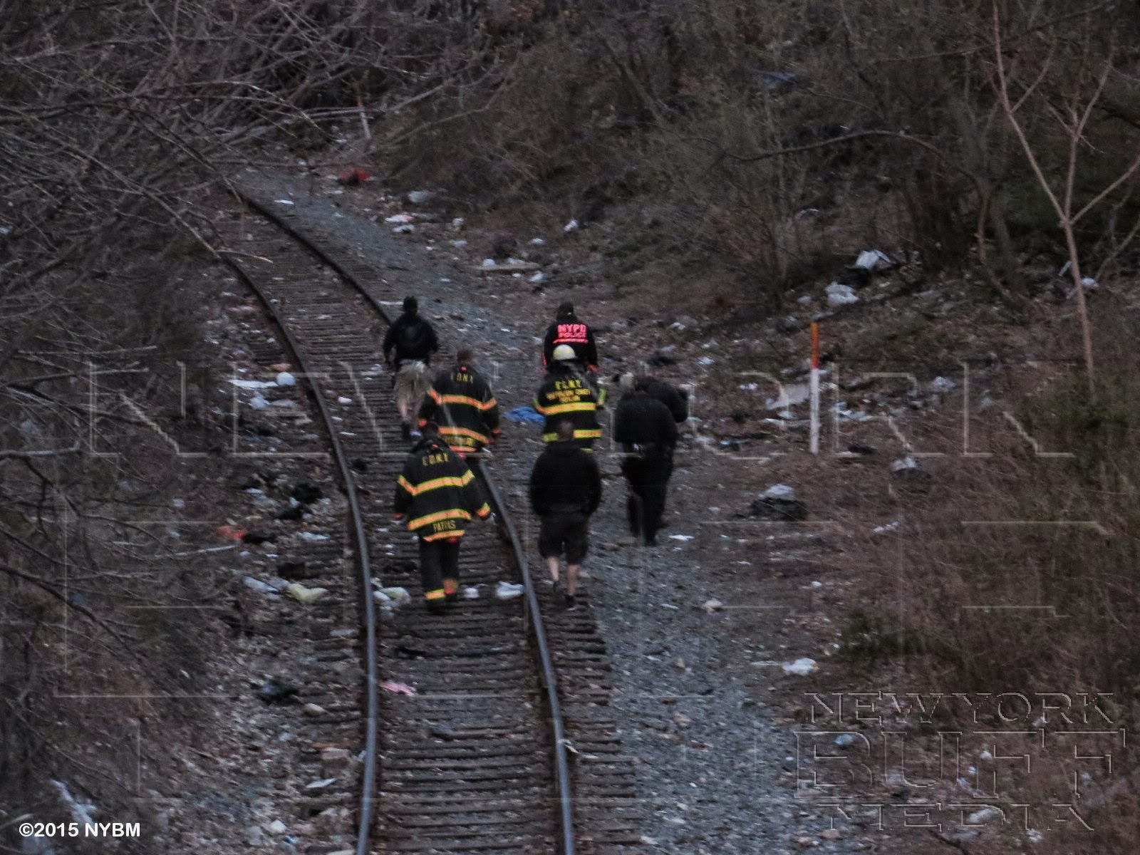 New York Buff Media: Photos: 2 people found dead on railroad tracks in ...
