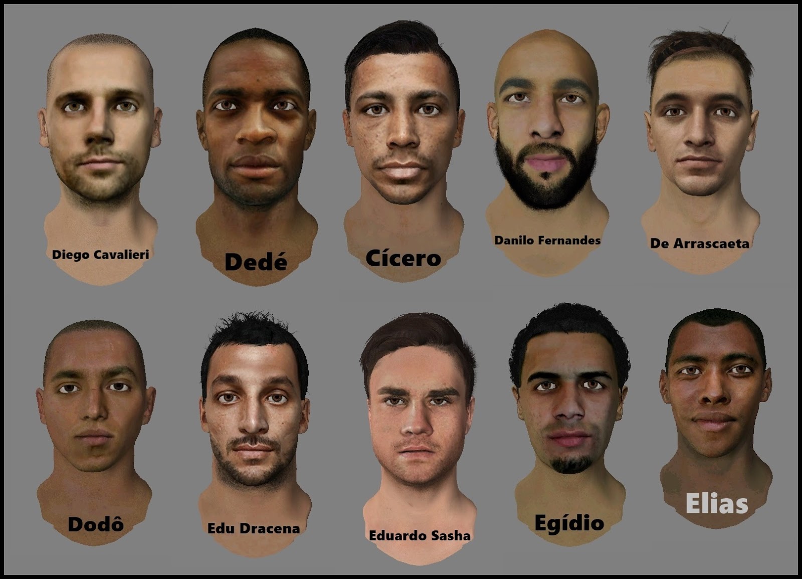 Faces By: Aluisio Duarte (FIFA 16 - PC)