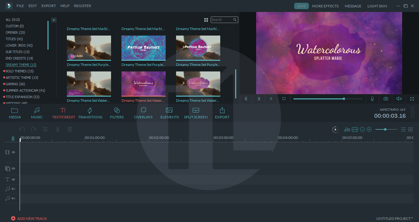 Wondershare Filmora Dreamy Theme Set Effect Pack - Teknik Lyfe