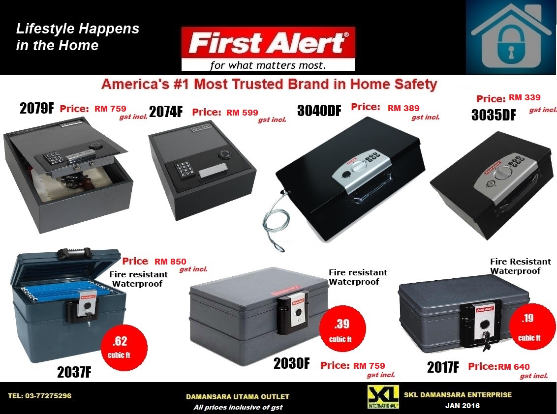 [WTS]First Alert 2087DF-BD Disaster Resistant Safe