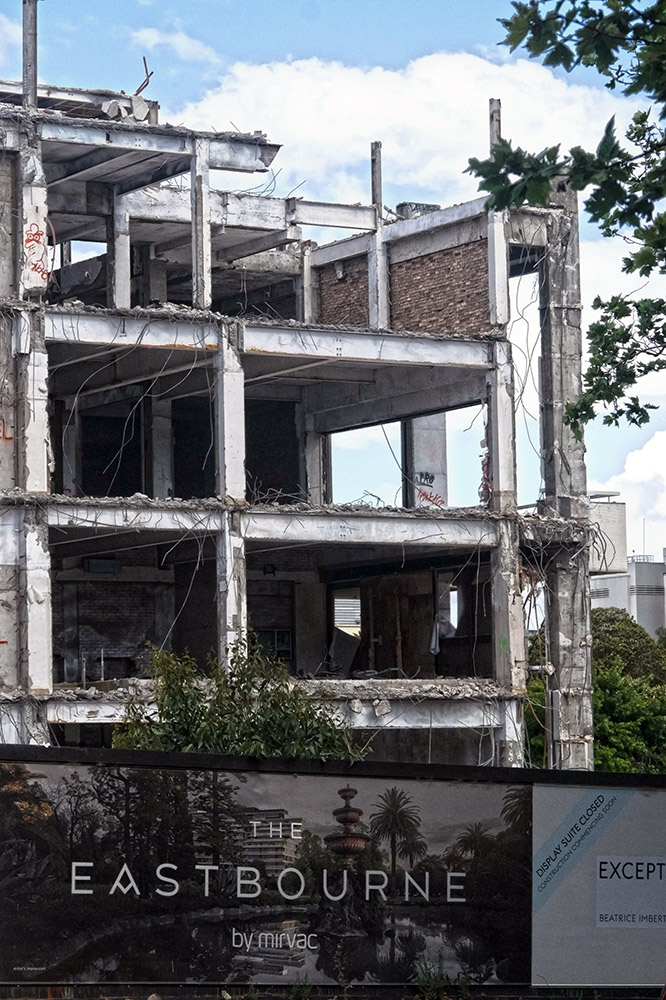 Hawthorn Album: Dallas Brooks Hall demolition Melbourne