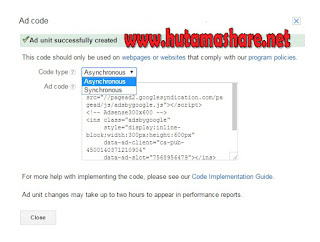Perbedaan Kode Adsense Asynchronous dan Synchronous - Hutama Share