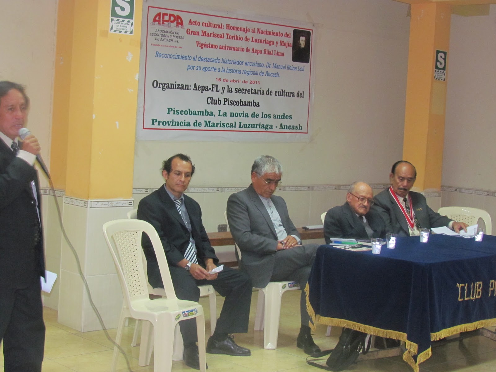 AEPA-Lima: Homenaje al Gran Mariscal don Toribio de Luzuriaga y Mejía