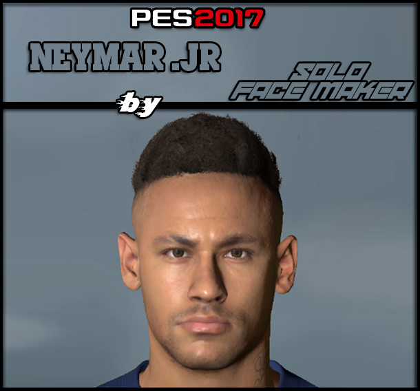pes-modif: PES 2017 Neymar face by Solo Gamer Face Maker & Pes Editor