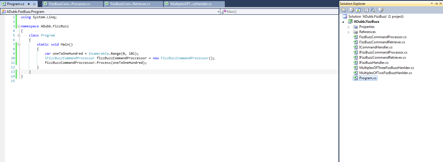 Dubbcentral Using Solid To Implement Fizz Buzz