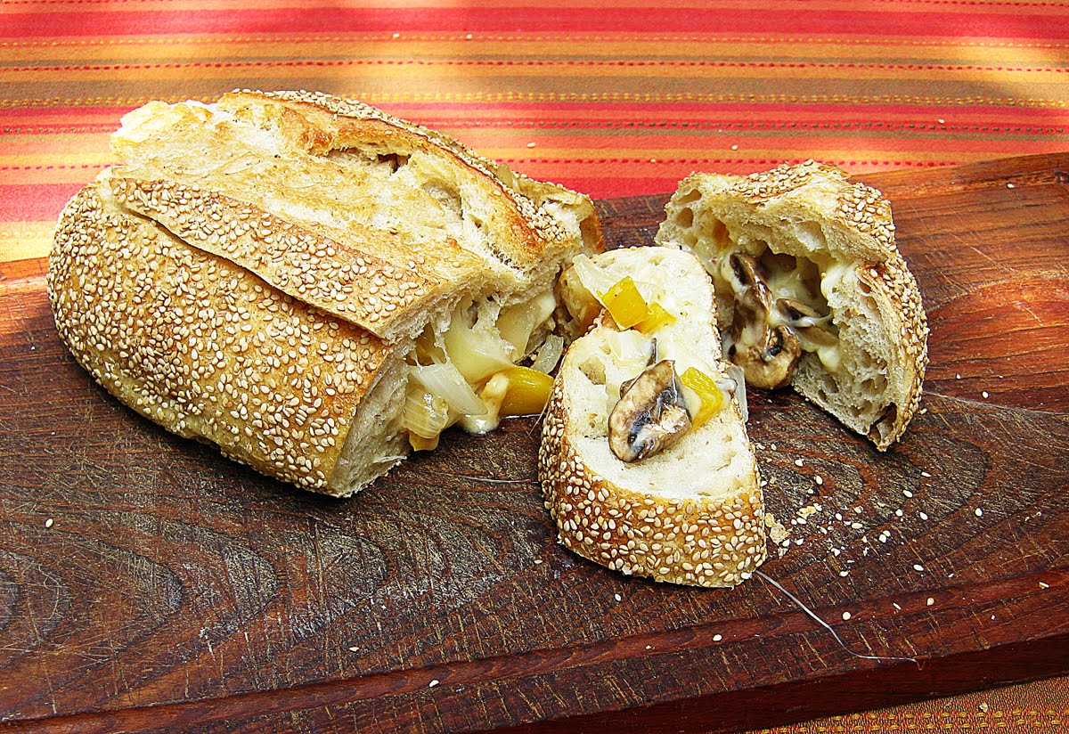 Let the Feasty Begin: Baked Stuffed Bread