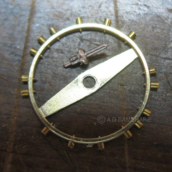 A Watchmaker's Diary: Making a balance staff