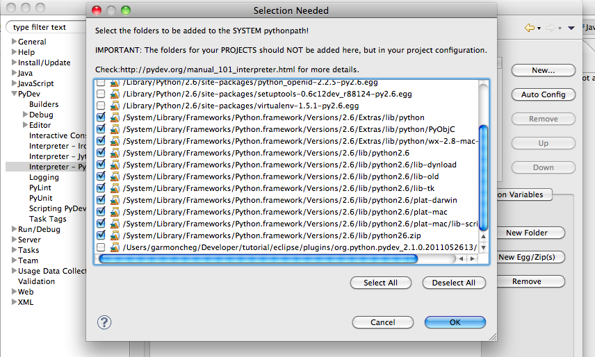 Django: Installing Eclipse and PyDev for django
