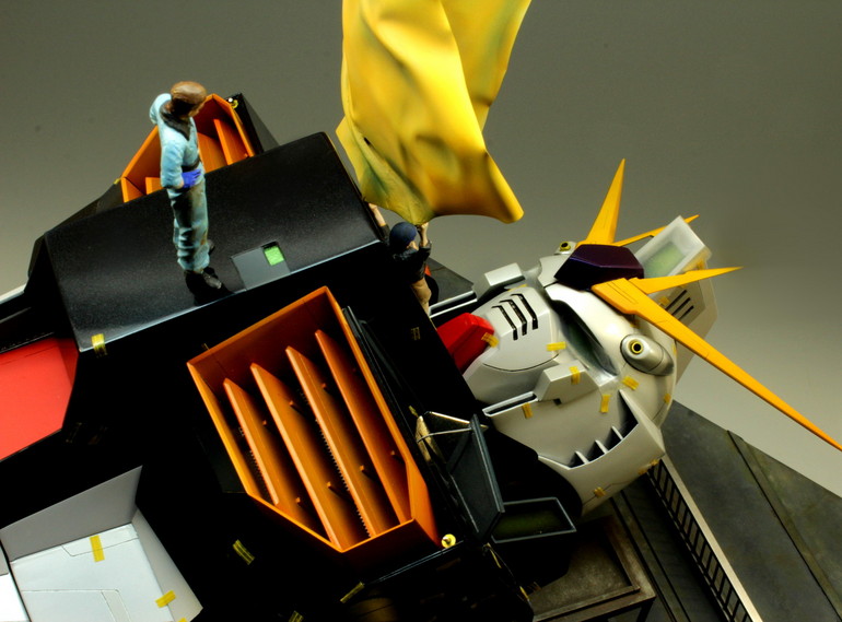 Custom Build: Full Scratch nu Gundam Head "Londo Bell's Flagship Machine"