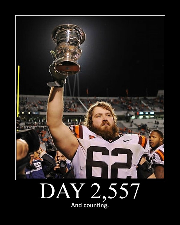 Virginia student section behind the Virginia Tech bench yesterday : r ...