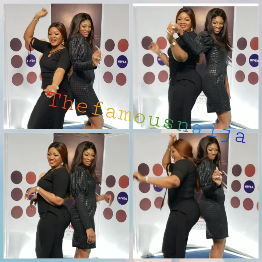 Star actress, Omotola Jalade-Ekeinde aka Omosexy and her lookalike 1st ...