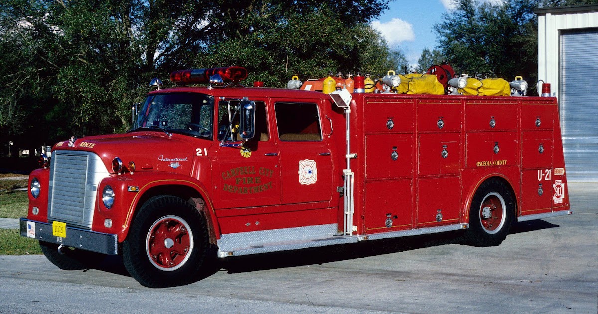 transpress nz: 1966 International fire truck