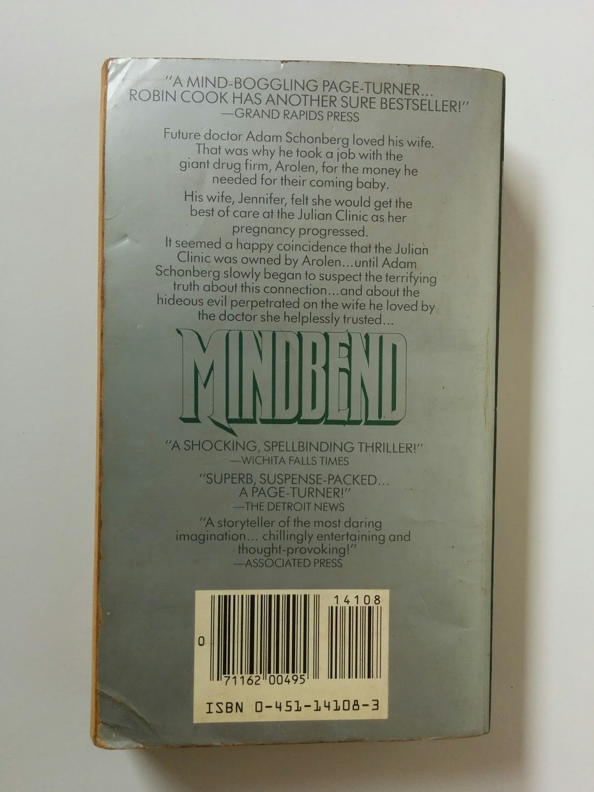 Mindbend - Robin Cook | Aksiku Toko Buku Bekas Online