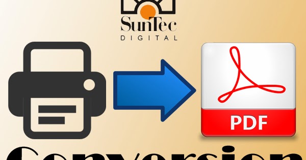 DCC: Convert Your Documents from Print to PDF