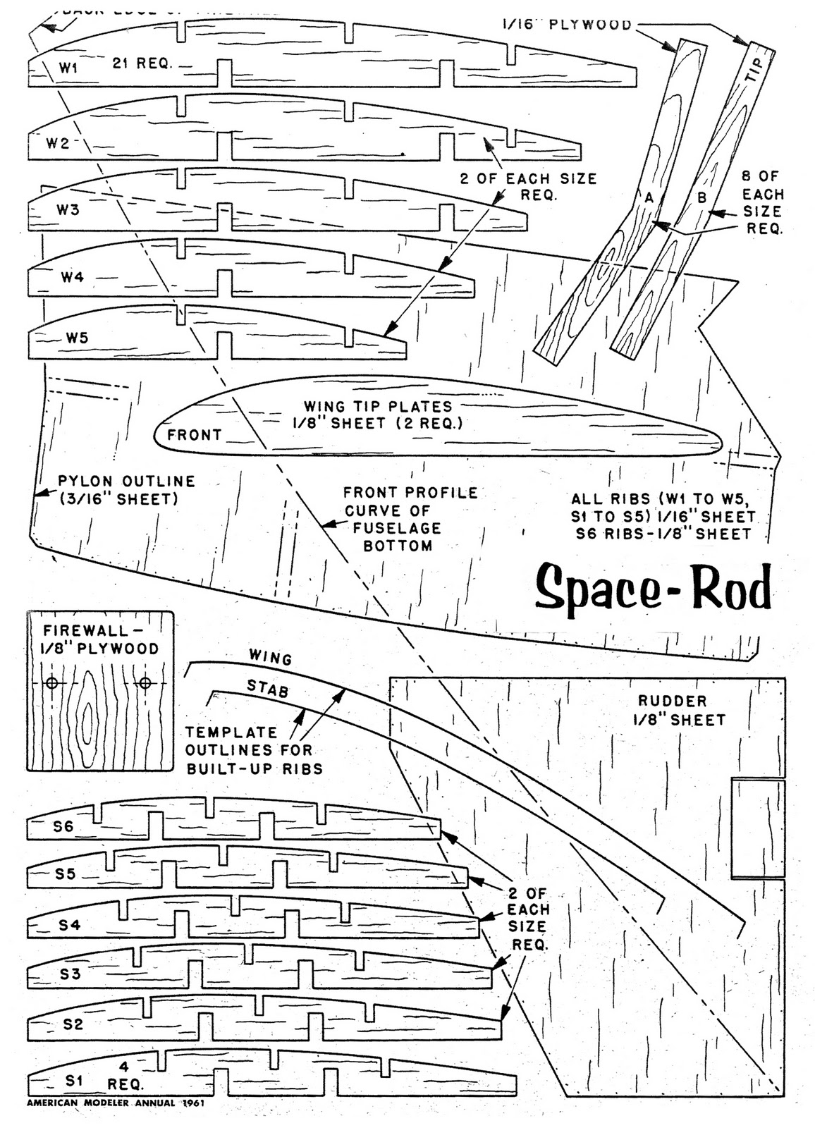 Volar Libremente - Free Flight Models Airplanes: SPACE ROD de Vic ...