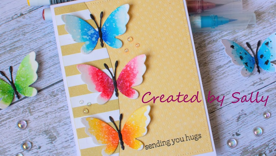 Cinnamon Sally Designs: Three Cards One Stamp!
