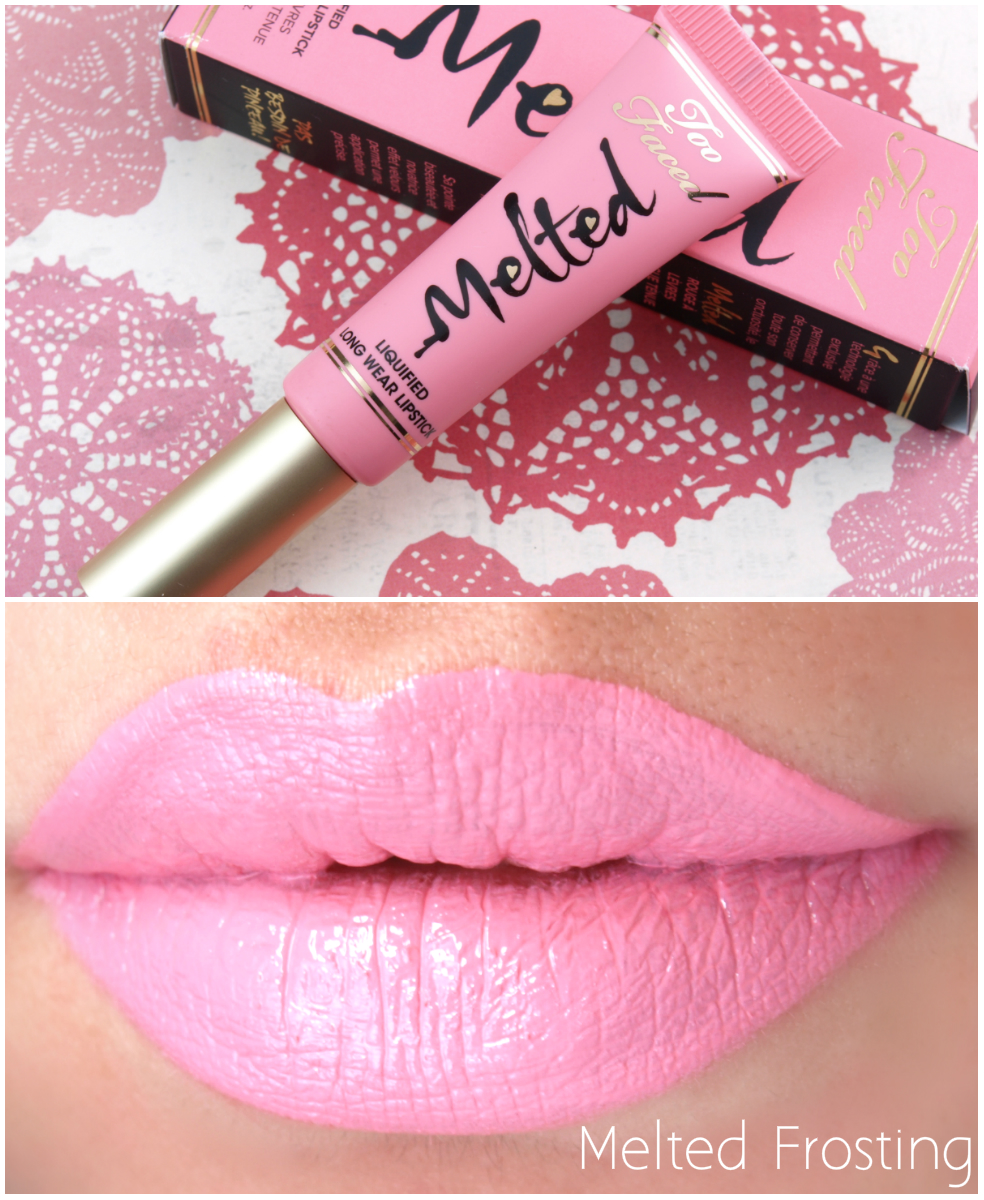 Too Faced Melted Liquified Long Wear Lipstick New Summer 2015 Shades ...