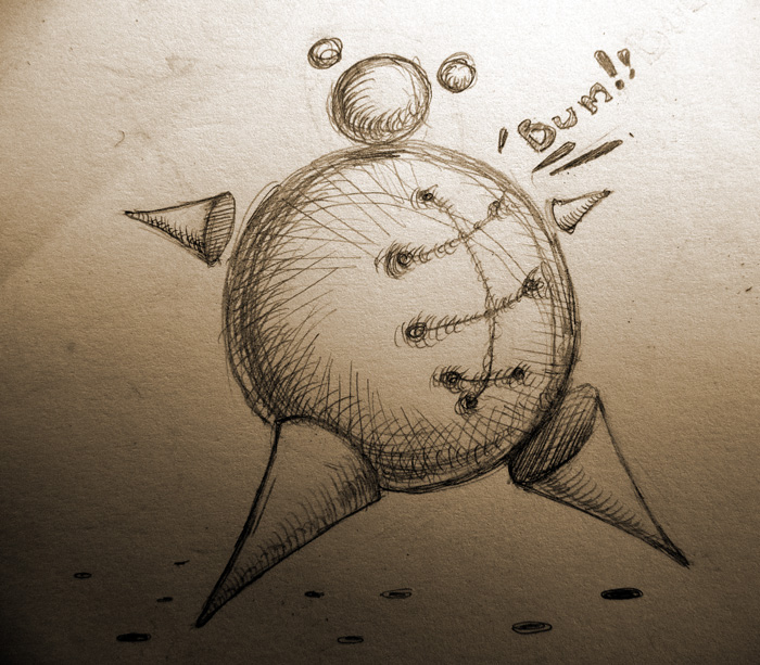 i could be an illustrator.. or whatever: bubble-man