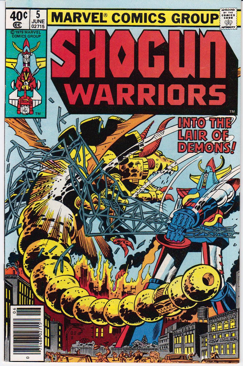 The Dork Review: Rob's Room: Shogun Warriors Comic Covers (1979)