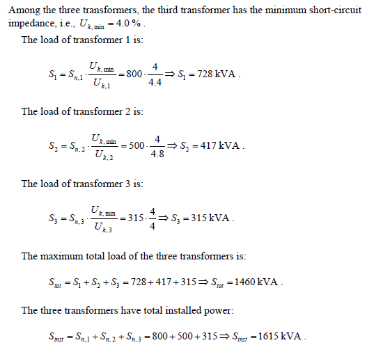 PARALLEL OPERATION OF TRANSFORMER LOAD DISTRIBUTION TUTORIALS | POWER ...