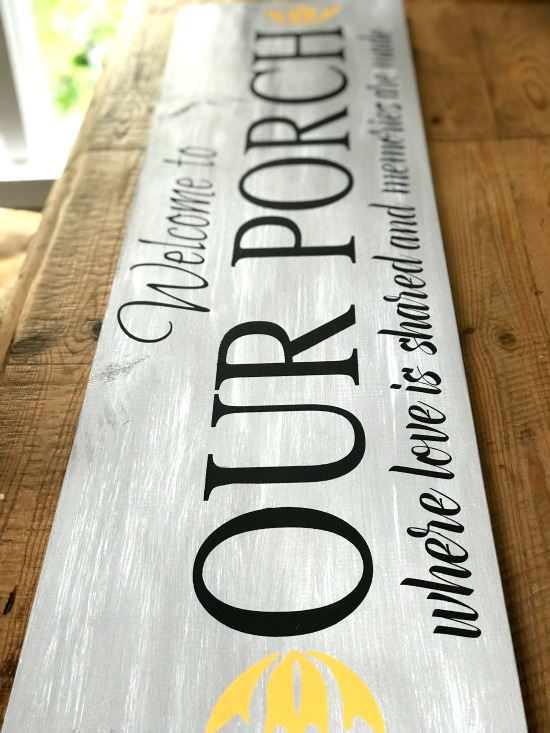 How to Make a Custom Porch Sign