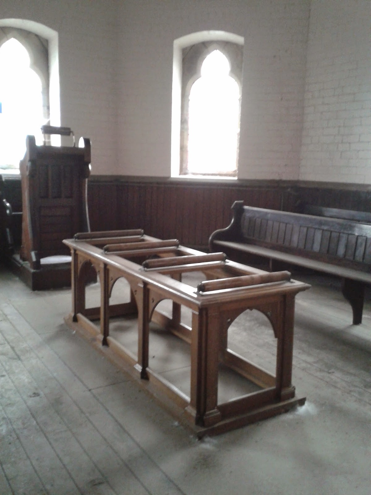 Horsforth Museum: Horsforth Cemetery Chapel now unused.
